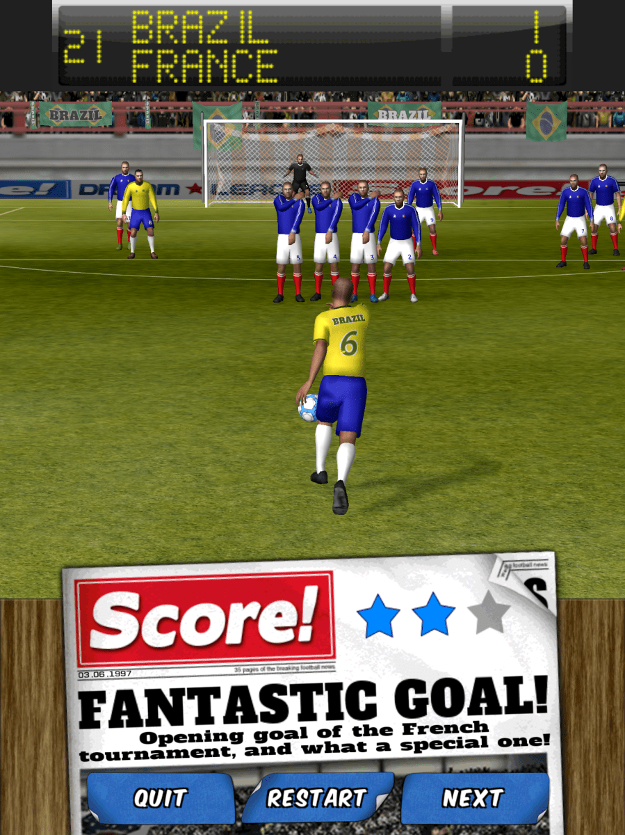 Reviews – Score! Classic Goals (iOS) – Beyond The Last Man