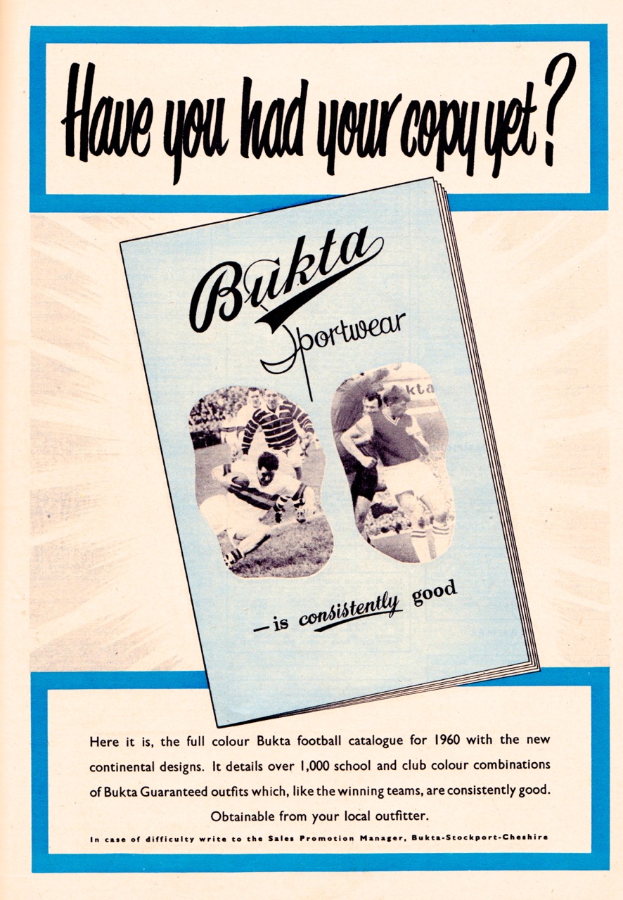 Bukta Football Shirts 1958-67 – Beyond The Last Man