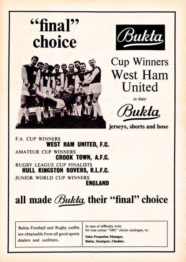 Bukta Football Shirts 1958-67 – Beyond The Last Man