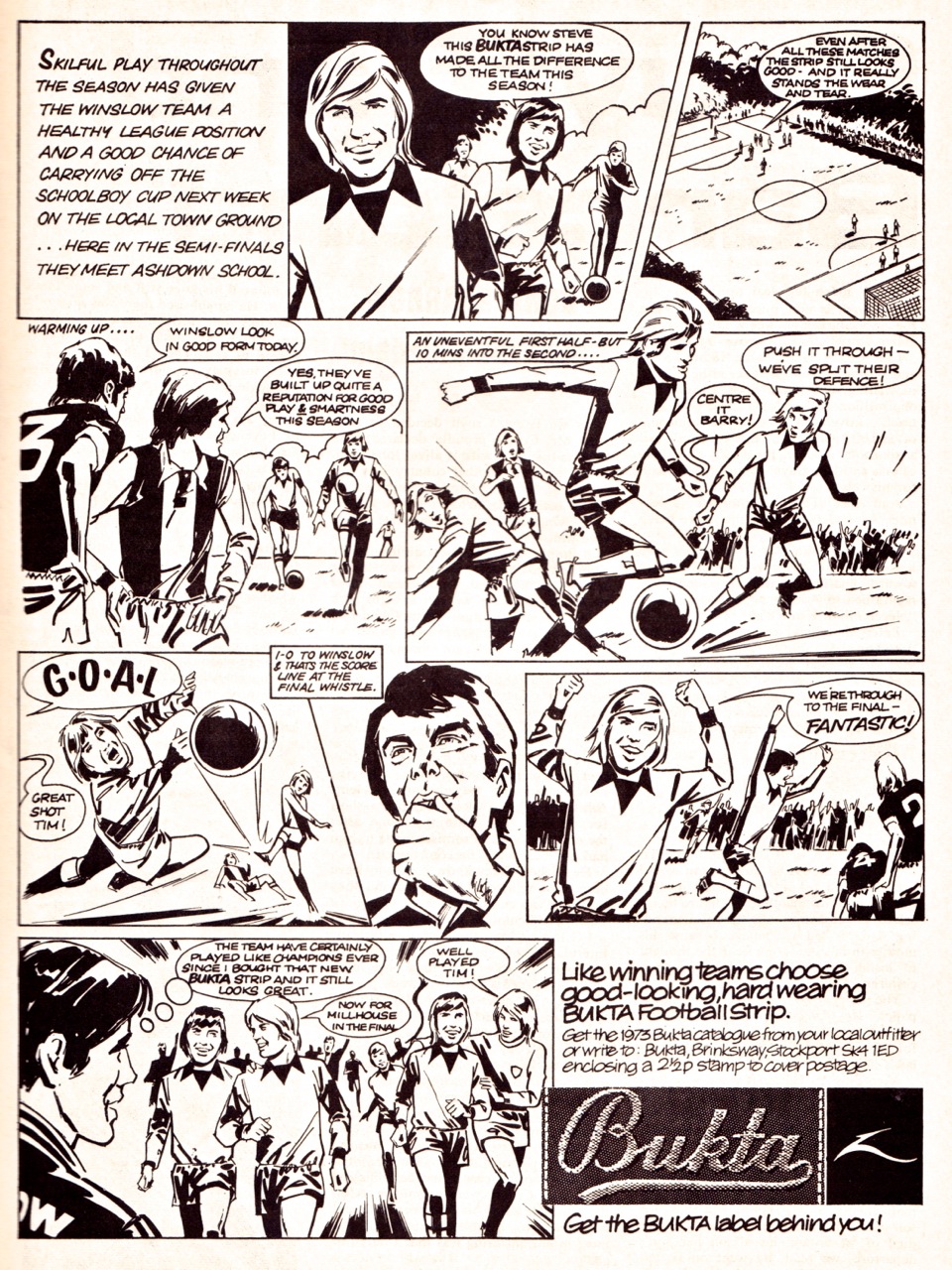 Bukta Football Shirts 1973-76 – Beyond The Last Man