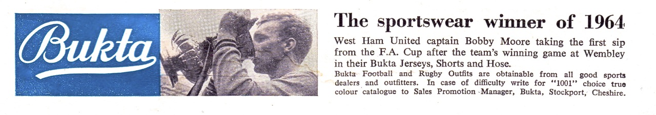 Bukta Football Shirts 1958-67 – Beyond The Last Man
