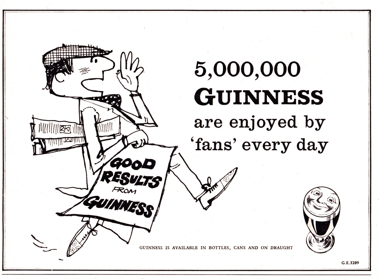 Guinness Football Adverts 1957-64 – Beyond The Last Man