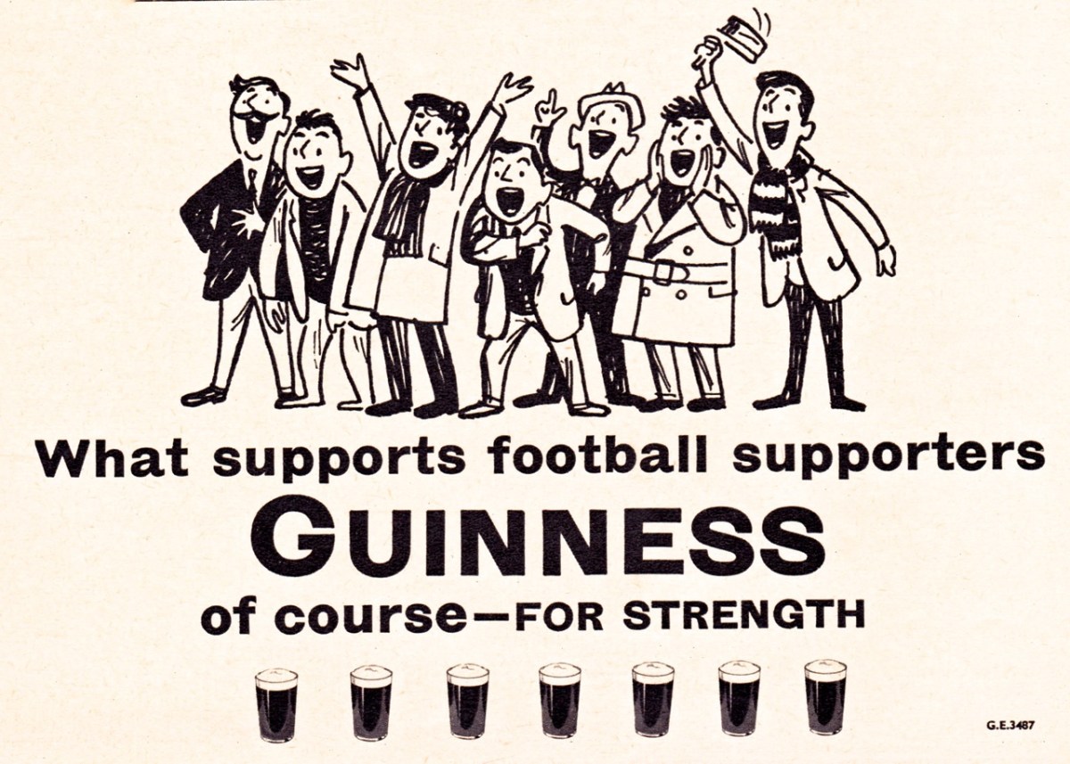 Guinness Football Adverts 1957-64 – Beyond The Last Man