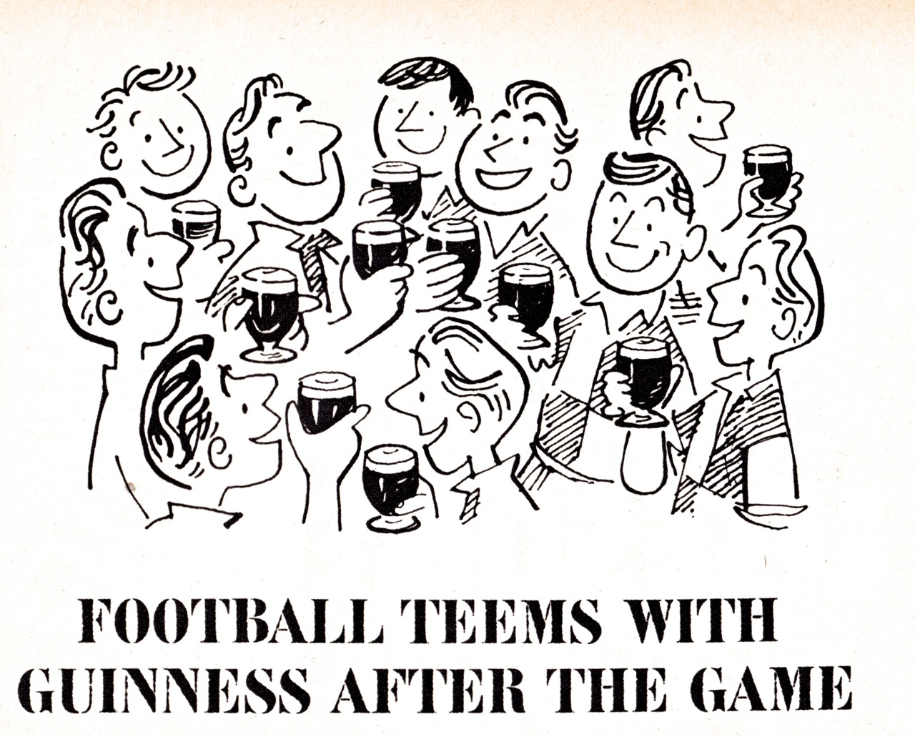 Guinness Football Adverts 1957-64 – Beyond The Last Man