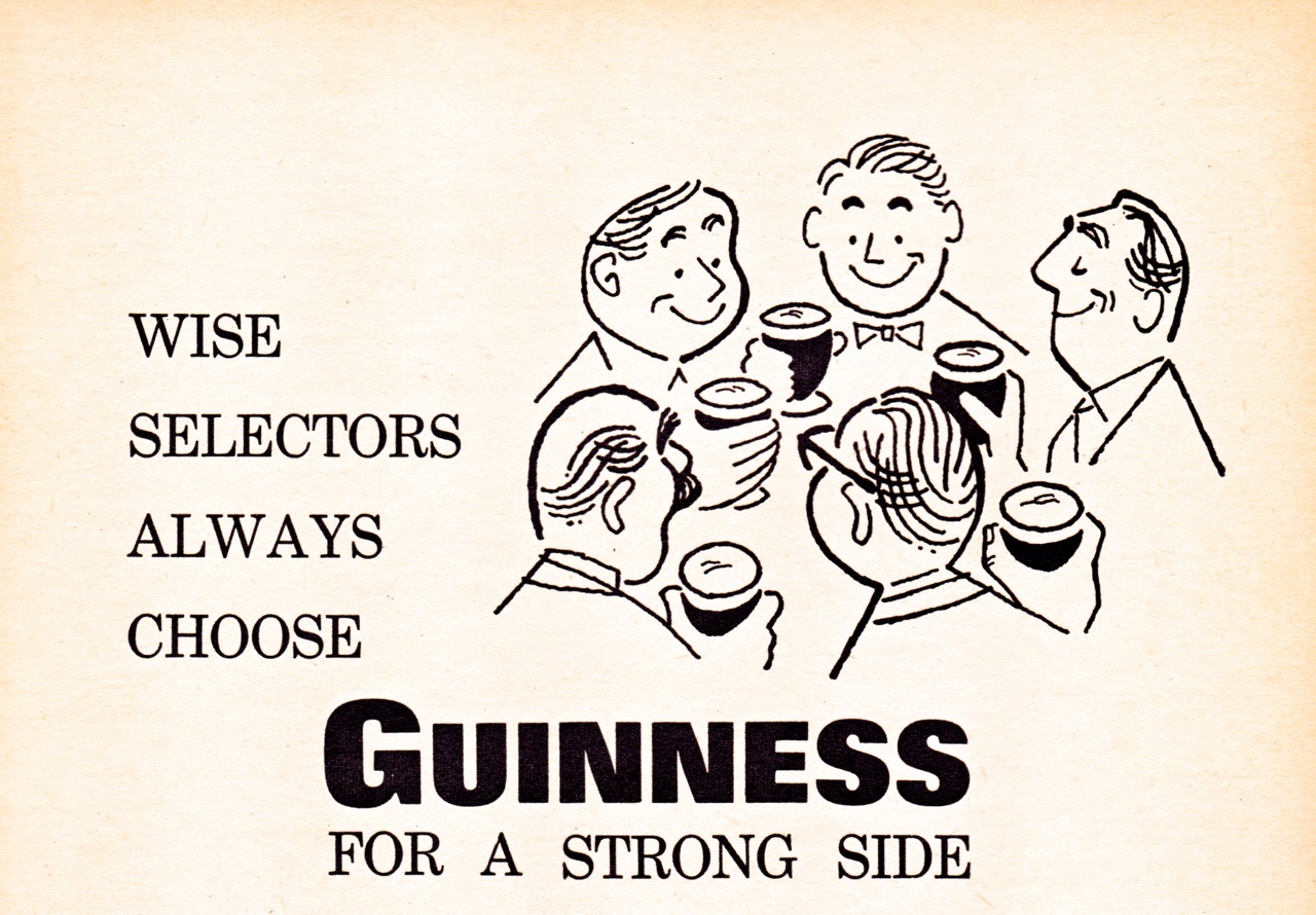 Guinness Football Adverts 1957-64 – Beyond The Last Man