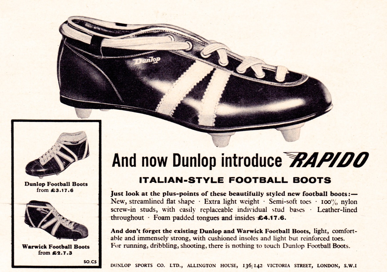 Retro Football Boots 1951-60 – Beyond The Last Man