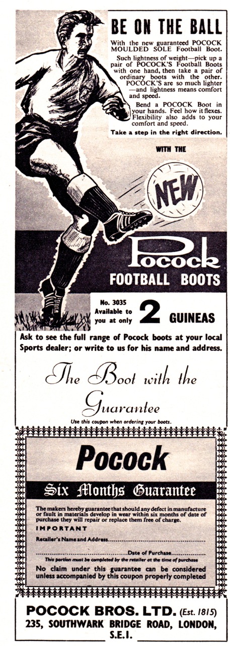Retro Football Boots 1951-60 – Beyond The Last Man