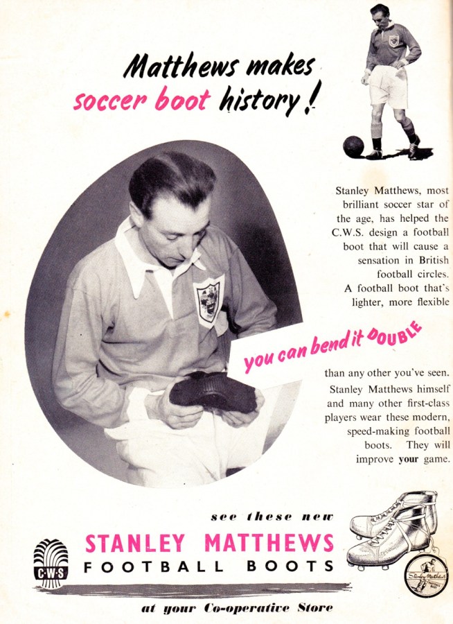 Stanley Mathews Boots 1951-61 – Beyond The Last Man