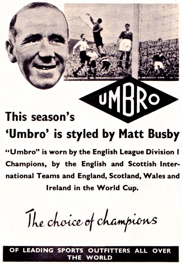 Umbro Sportswear 1958-60 – Beyond The Last Man