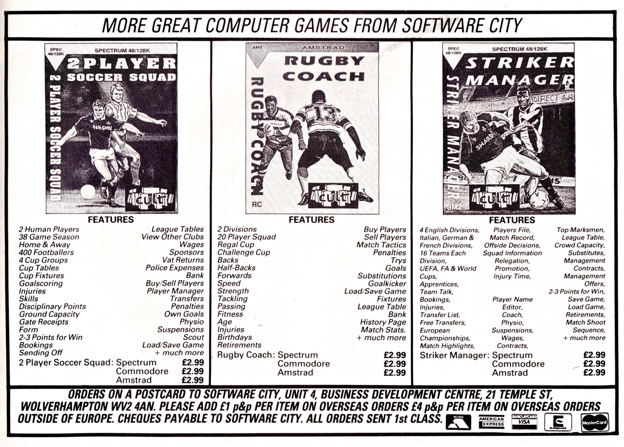 Computer Football Games 1973-94 – Beyond The Last Man