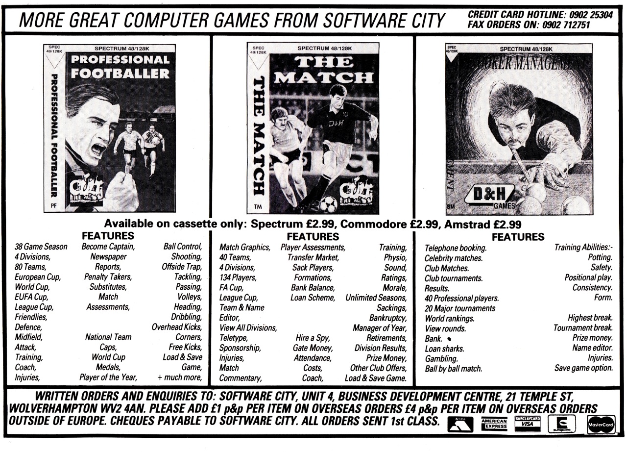 Computer Football Games 1973-94 – Beyond The Last Man